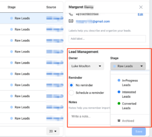 Using Facebook Lead Ads Center to Manage Facebook Leads
