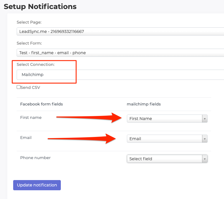 How to Connect Facebook Leads to Mailchimp | LeadSync