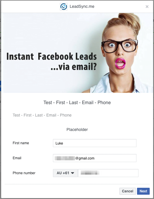How to Receive Facebook Lead Email Notifications via LeadSync