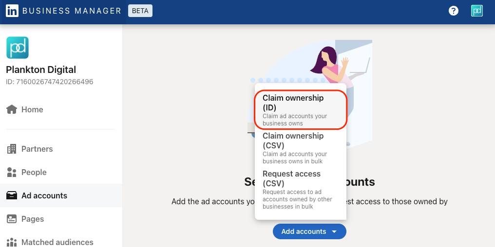 Accessing Client's LinkedIn Ads Account via Business Manager