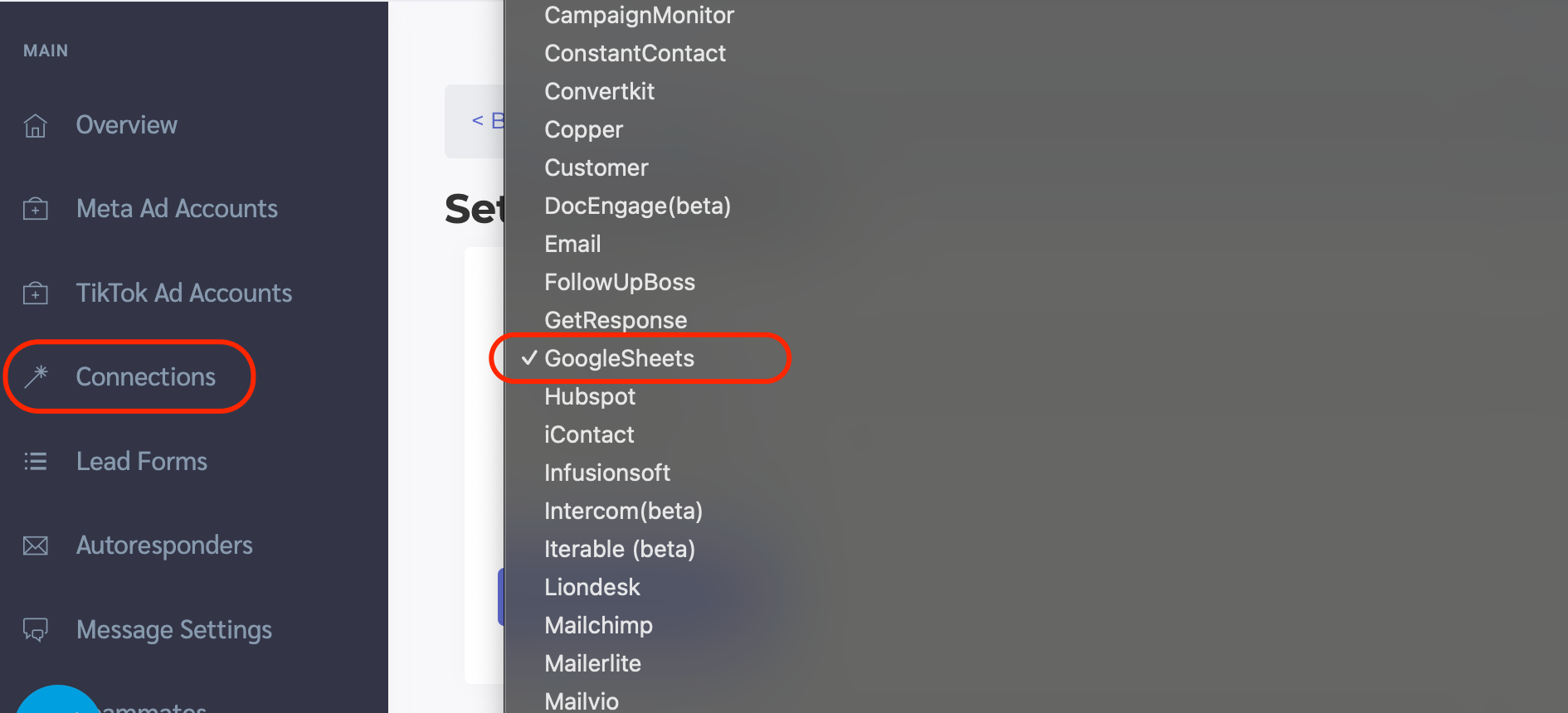 How to Connect Facebook Leads to Google Sheets via LeadSync